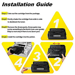 v4ink Compatible Toner Cartridge Replacement for 42A Q5942A 38A Q1338A (1-Pack, Black) Work with Laser Jet 4200 4240 4250 4350 Series Printer