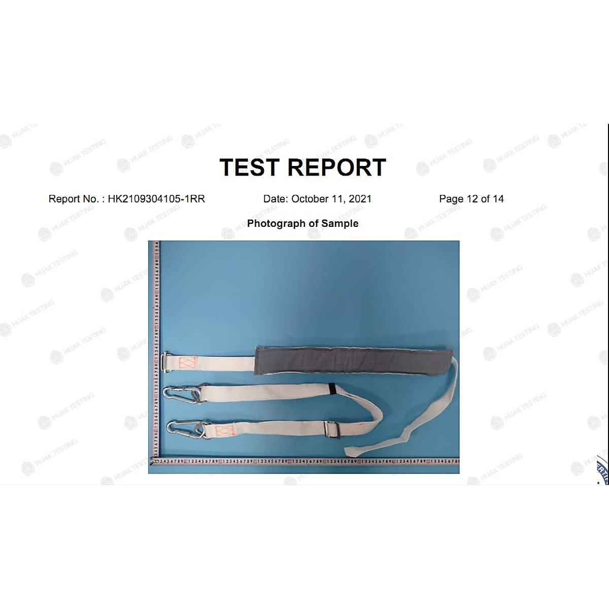 HUAWELL Safety Belt with Two Side Adjustable Lanyard,Cement Pole & Tree Climbing Construction Harness Protective Gear, Personal Protection Fall Arrest Kit (White)