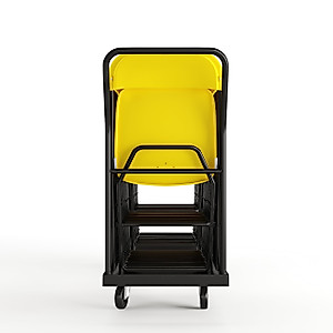 UPGORILO Vertical Storage Folding Chair Dolly for Metal Folding Chairs - 35 Chair Capacity