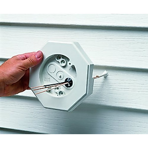 Arlington 8141 Vertical Siding Lamp Mounting Kit with Built-in Box for 1/2 Inch Vertical Siding LAP