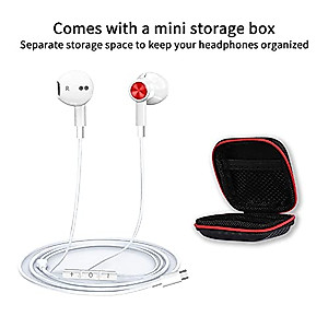 Jelanry USB C Headphone with Microphone, USB Type C Earbuds Magnetic Wired Earphone Volume Control for iPad 10 Mini Air Samsung Z Fold 4 Flip 3 Galaxy S22 S21 S20 Pixel 7 Pro OnePlus 10 9 Pro, White