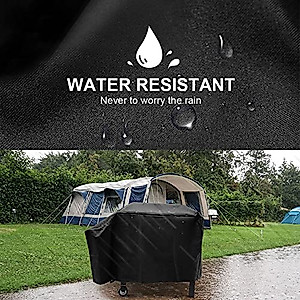 AJinTeby 28 inch Griddle Cover for Blackstone 28" Griddle 1529 Cover and Other Flat Top Grill Griddle 600D Heavy Duty Waterproof Griddle Grill Cover