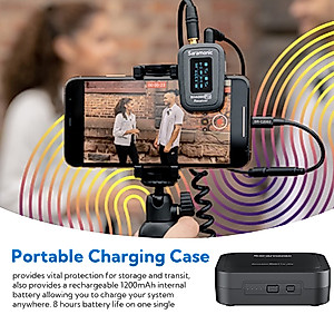 Wireless Handheld Microphone Holder, Saramonic Blink500 PRO HM Mic Stand for Blink500 PRO B1/B2/B3/B4/B5/B6 Transmitter Interview, Report Film, Stage, Speaker, Amplifier, Mixer, iPhone, Camera, Laptop