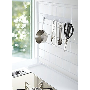 Yamazaki Home Tower Grid Panel Organizer and Accessories – Wall Storage Decor