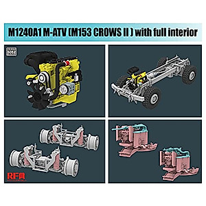 RFMRM5052 1:35 Rye Field Model M1240A1 M-ATV M153 Crows II with Full Interior [Model Building KIT]