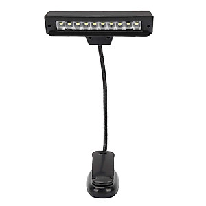 VBESTLIFE Music Stand Light, Portable Clip-on Position Adjustable LED Musician Lamp Reading Light for Music Stands Pianos Work Tables Desks Reading