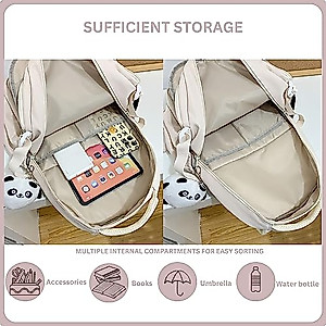 ENYNN Kawaii Backpack Cute Backpack Aesthetic Backpack Large Capacity Backpack for Women Cute Backpack for Travel