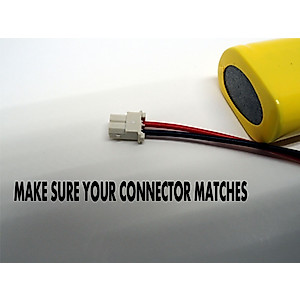 3PC Lithonia BBAT0043A,UNITECH BBAT0043A,LITHONIA ELB-B003.ELB-004 Replacement Battery Emergency Light 9.6V 1.1Ah NiCD