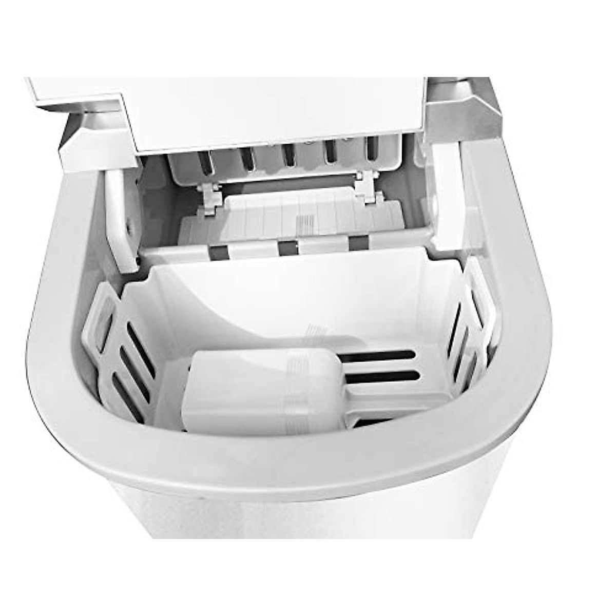 Frigidaire EFIC102-WHITE Portable Compact Maker, Counter Top Ice Making Machine, White, 26lb per Day