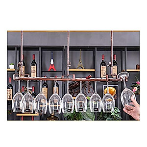 WXXGY Hanging Wine Glass Holder Creative Wine Glass Holder Goblet Holder Upside Down Glass Holder/White/55X19Cm