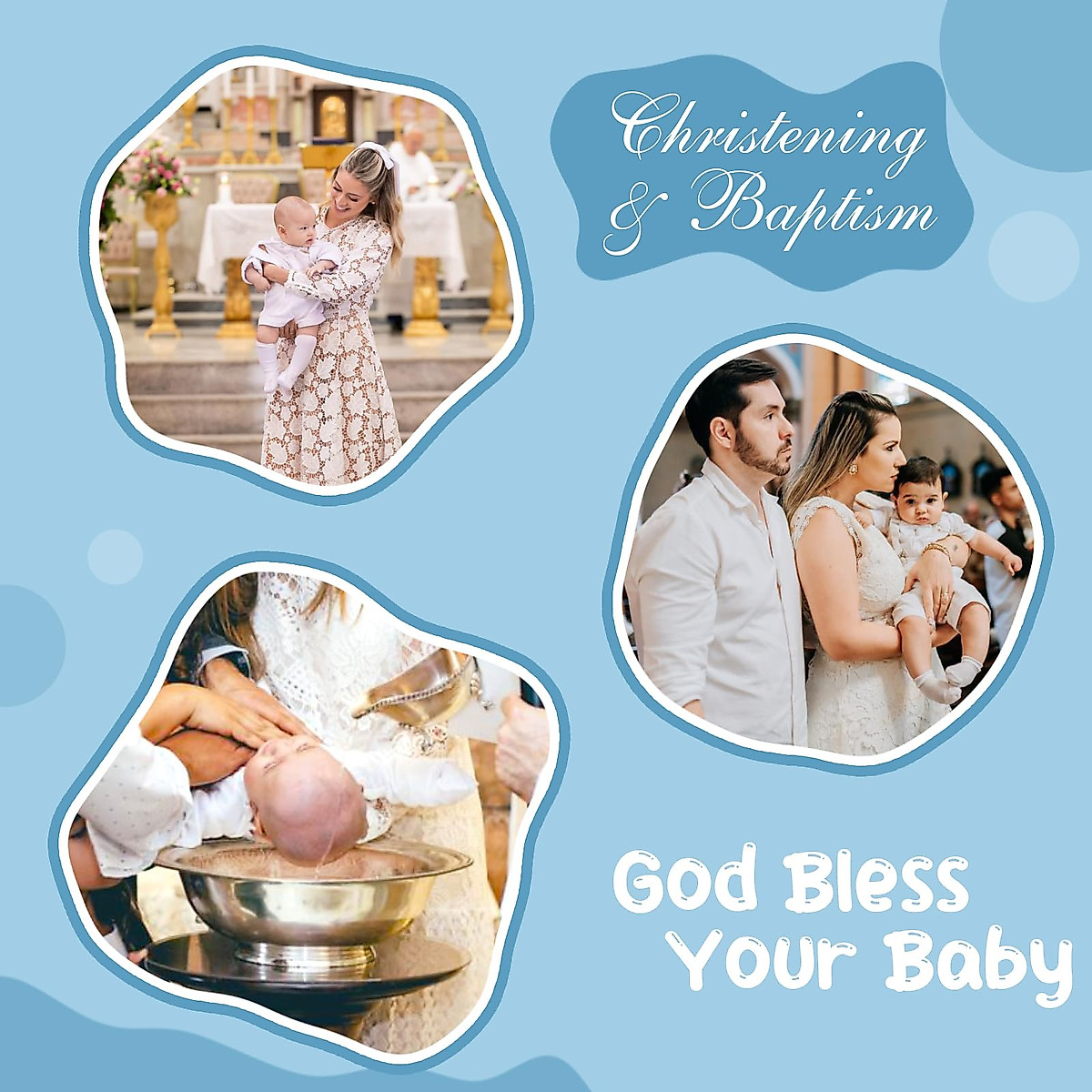 Booulfi Baby Girls Socks, 2 Pairs Cotton White Newborn Baptism Christening Socks with Lace Dedication First Communion Gifts for Toddler Infant