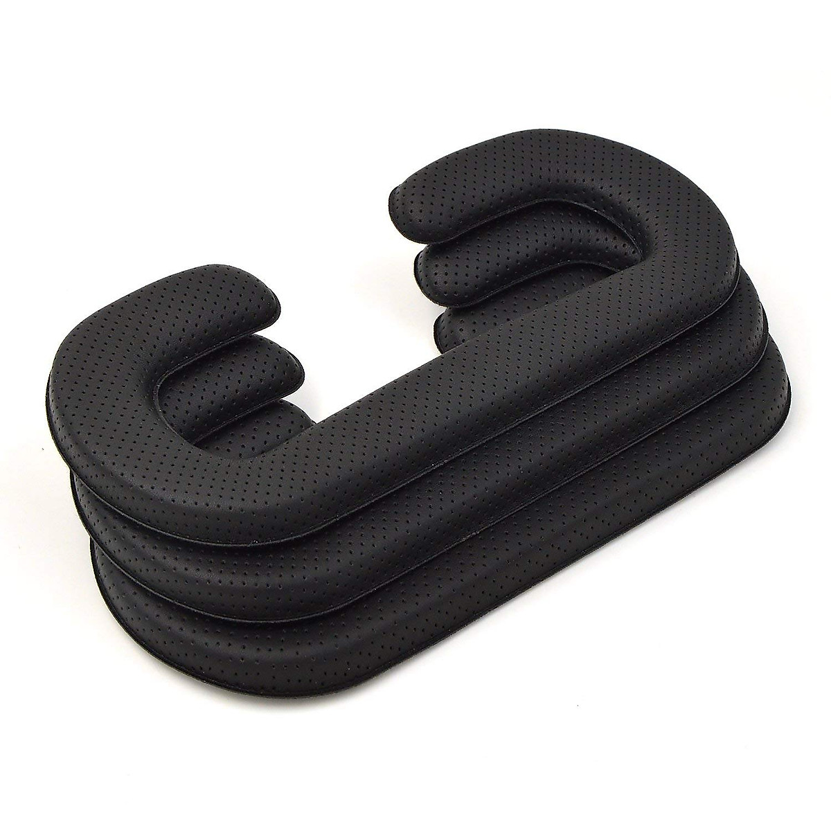 Power AD Vive Cover Pu Leather,Foam for HTC Vive Headset VR Face Cushion Cover Bundle,Easy-to-Clean Face Foam Replacement Vive Accessories 11mm(Pack of 3)