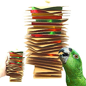 Bonka Bird Toys 1821 Medium Card Tower Toy cage Parrot cage African Grey Conures