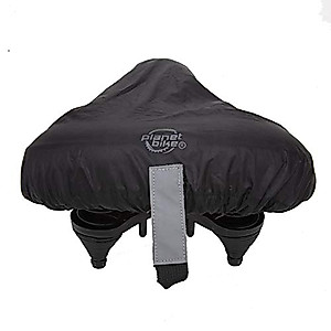 Planet Bike Waterproof Bike Seat Cover - Cruiser, Black