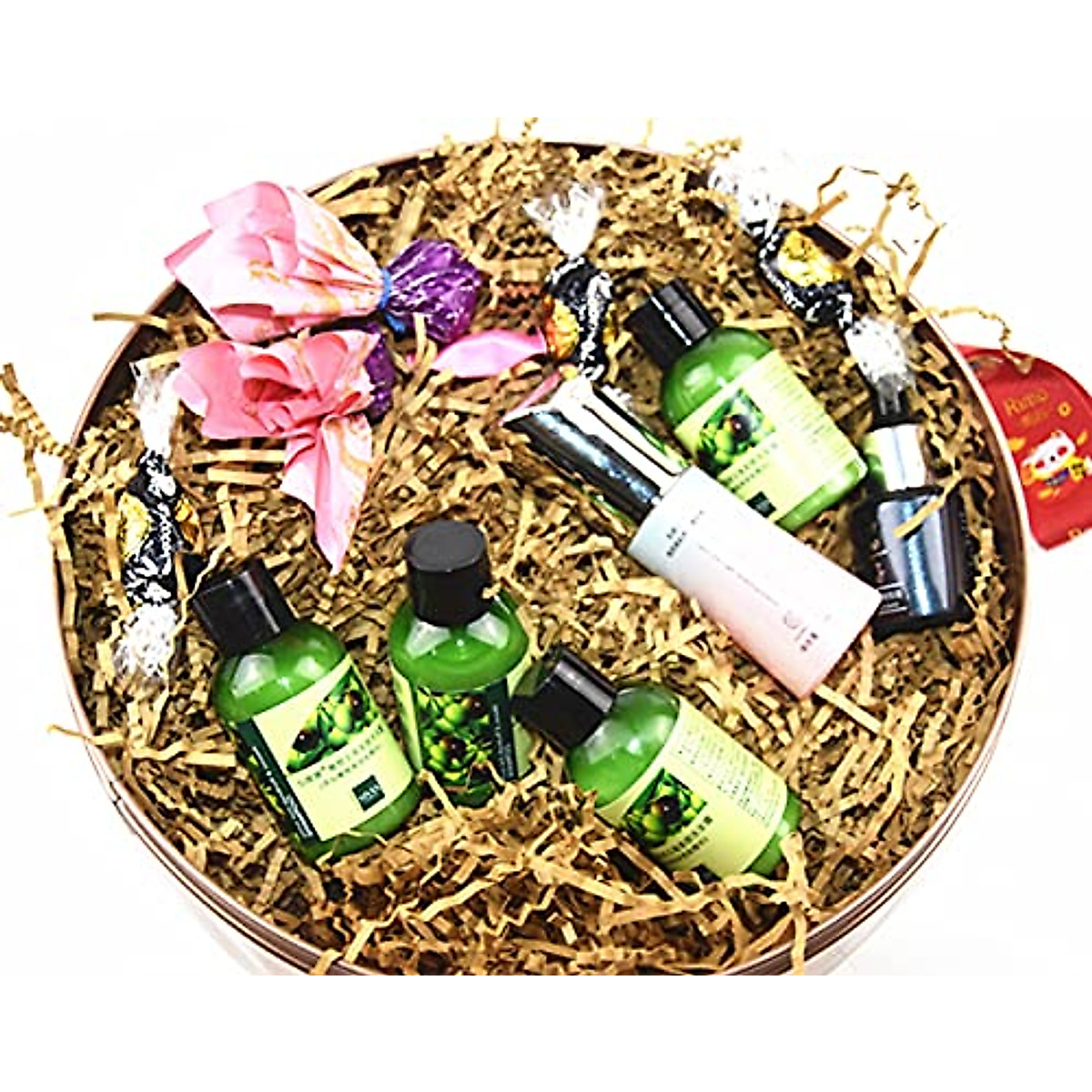 J JIAYU Kraft colorVariations of Crinkle Cut Kraft Paper Shred Filler Tissue Great for Gifts,for Gift Wrapping & Basket Filling, Box Wrapping, Bag Stuffing and Packing 1/2 LB (Kraft (Kraft paper)