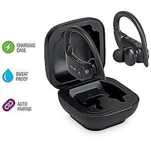 iLive Truly Wire-Free Earbuds, Sweat Resistant, Includes 3 Set of Ear Tips, Black (IAEBT270B)