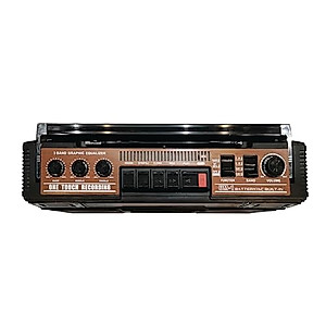 Supersonic SC-3201BT 4 Band Radio & Cassette Player Boombox, Bluetooth Speaker, AM/FM/SW Radio with MP3 Playback, USB & SD Card, 3 Band EQ and Earphone Jack