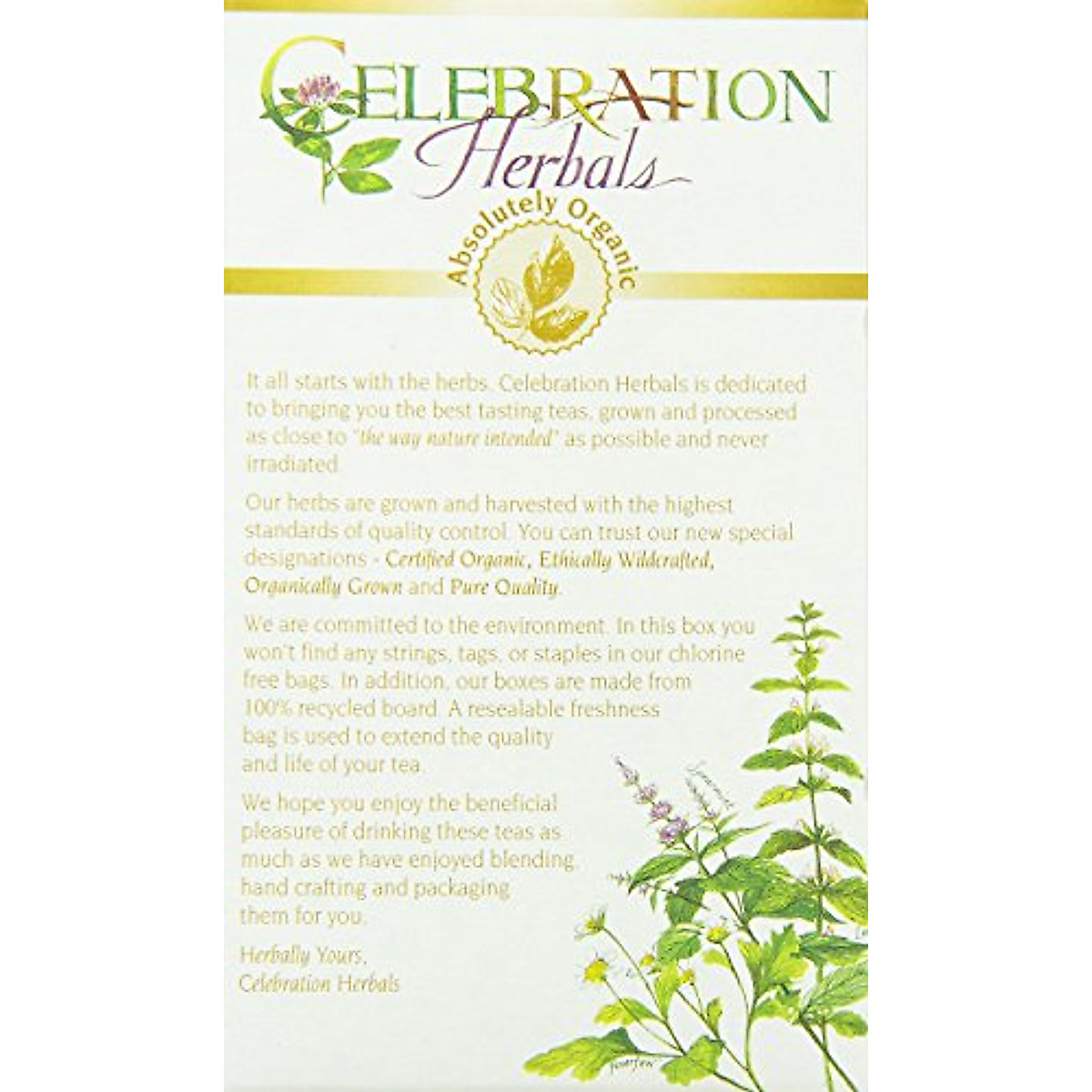 CELEBRATION HERBALS Gotu Kola Tea Organic 24 Bag, 0.02 Pound