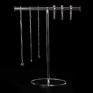 Ausalivan Acrylic Necklace Holder Organizer,bracelet Necklace Display Stand for Selling，Jewelry Storage Rack