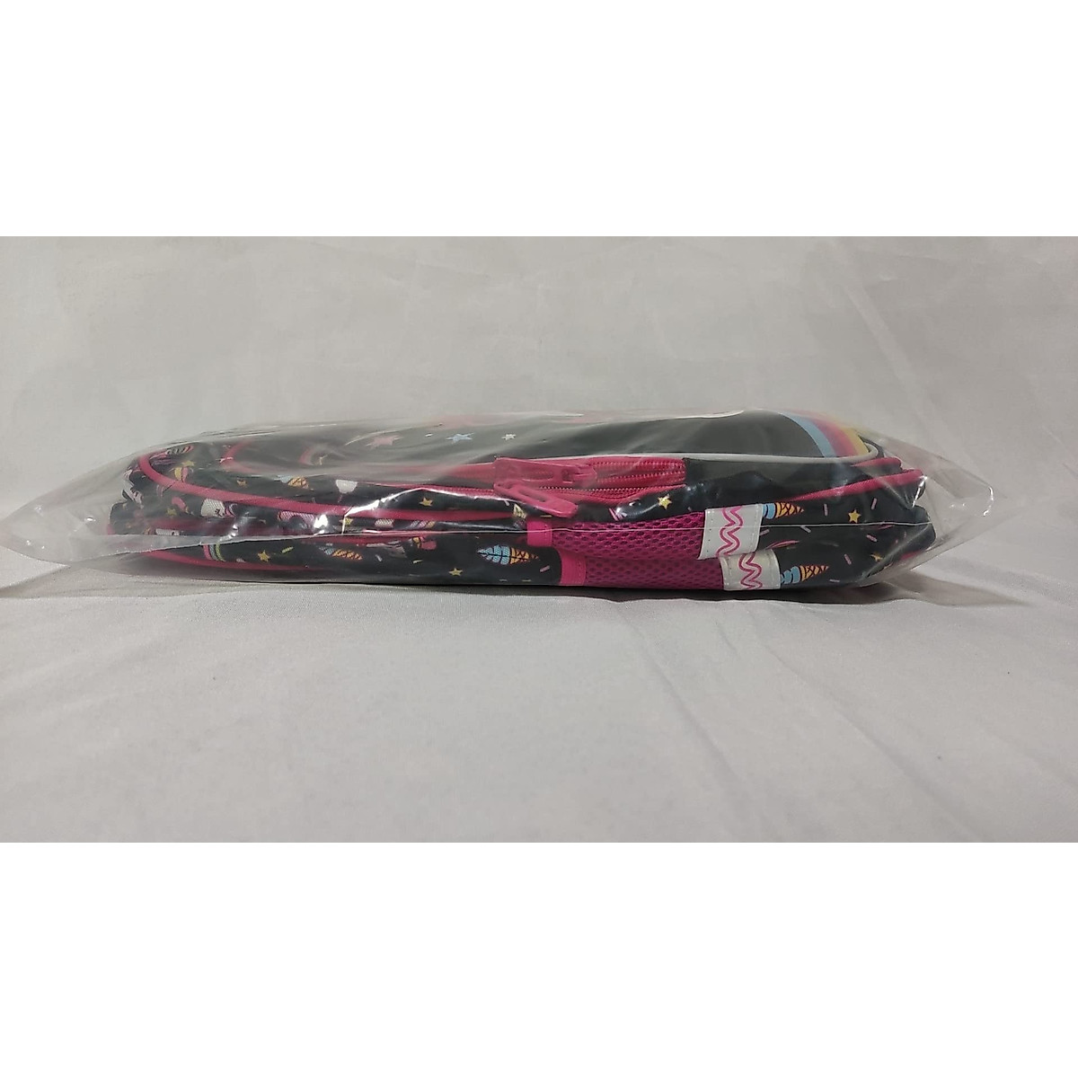 Tanou 2022 Kids Backpacks for Girls, 16'' Lightweight Breathable School Backpack, Cute Bookbags with Reflective Strip for Children 5-12 Years, Black Unicorn