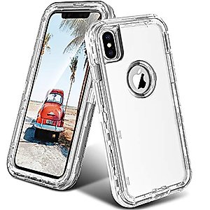 ORIbox Case Compatible with iPhone Xs max Case, Heavy Duty Shockproof Anti-Fall clear case , Crystal Clear