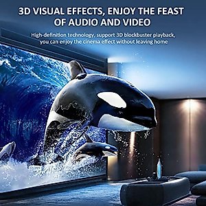 Linseek HDMI Splitter 1 in 4 Out, 1X4 HDMI Splitter Audio Video Support 4Kx2K@30Hz and 3D ,Powered hdmi Splitter with AC Adapter ,for Xbox 、HDTV STB、Computer 、Projector 、 PS4 Fire Stick Etc