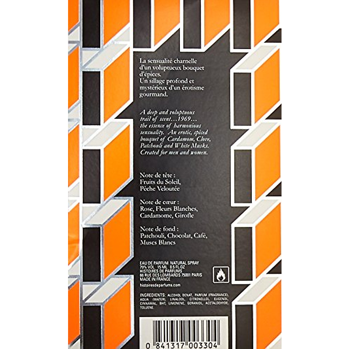 Histoires de Parfums 1969 Uni Eau De Parfum Spray, 0.5 Fl Oz