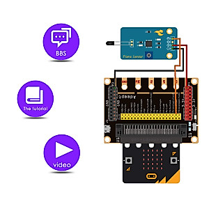 Adeept Sensor Starter Kit for BBC Micro:bit (V2 Included) | Programmable Starter Kit for Micro:bit with 35 Projects PDF Tutorial Book | Expansion Board Included