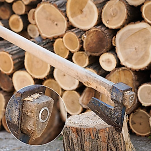 Safety Round Axe Handle Wedges Hammer Splitting Axe Wedge Hand Metal Wedge Round Steel Wedge for Axe Claw Hammer Sledge, Mauls Handle Wedge Kit (21 Pcs,0.31/ 0.39/ 0.43/ 0.51/0.63/0.71/ 0.75 Inch)