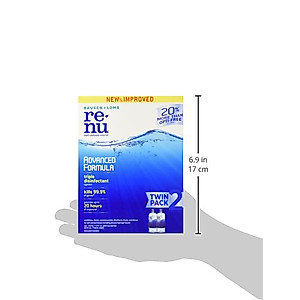 Contact Lens Solution by Renu, Advanced Formula, 12 Fl Oz (Pack of 2)