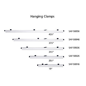 Safco Products 5030 Drop and Lift Wall Rack, Tropic Sand