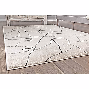 CosmoLiving by Cosmopolitan Area Rug, 5'0"x7'6", Marble