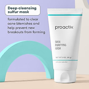 Proactiv Skin Purifying Acne Face Mask and Acne Spot Treatment - Detoxifying Facial Mask with 6% Sulfur 3 Oz 90 Day Supply