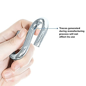 Paracord Planet - S-Hook 1/4 Inch (Overall Length of 2 1/8 Inch) - Metal Hanging Hooks - Available in 5, 10, and 25 Packs