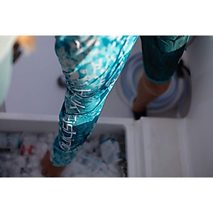 Huk Men's Kryptek Double Header Vented Long Sleeve Shirt | Long Sleeve Performance Fishing Shirt With +30 UPF Sun Protection, Kryptek Obskura Shallows, 2X-Large