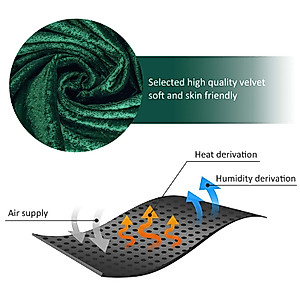 Couch with Pull Out Bed, Sleeper Couch Small Velvet Sofa with 2 Seats Sofa and Reversible Chaise, for Living Room Bedroom Small Space, 2 Lumbar Pillows, Compact, Green