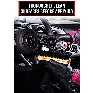 Adam's UV Leather & Vinyl Interior Ceramic Coating - Ceramic Nano Glass Coating for Hard Interior Surfaces | Ultimate Protection for Your Leather, Vinyl, Plastics, Dashboard, More (UV Complete Kit)