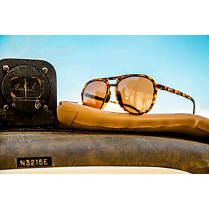 Goodr Mach GS Polarized Sunglasses Amelia Earhart Ghosted Me, One Size - Men's