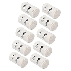 10pcs Elastic Bandage Wrap, Elastic Bandage for Sports Wrist and Ankle Wrap Tape Non-Woven Bandage Adherent Cohesive Wrap Bandages Portable Sports Injury Sprain Recovery Compression Bandage 3 Inch
