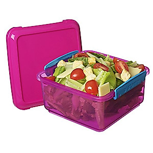 Sistema Lunch Plus Lunch Box | 1.2 L | BPA-Free | Assorted Colours