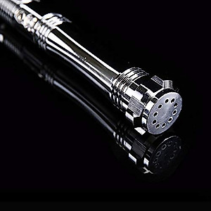 Ciel Tan Force FX Light Saber RGB 12 Color to Change Light Sabers with 5 Realistic Sound Fonts Blaster Sound Light Sabers of Silver Metal Hilt Light Saber Toy with 1 inch Saber Blade