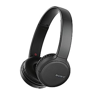 Sony WH-CH510 Wireless Bluetooth Headphones with Mic, 35 Hours Battery Life with Quick Charge, On-ear Style, Hands-Free Call, Voice Assistant - Black