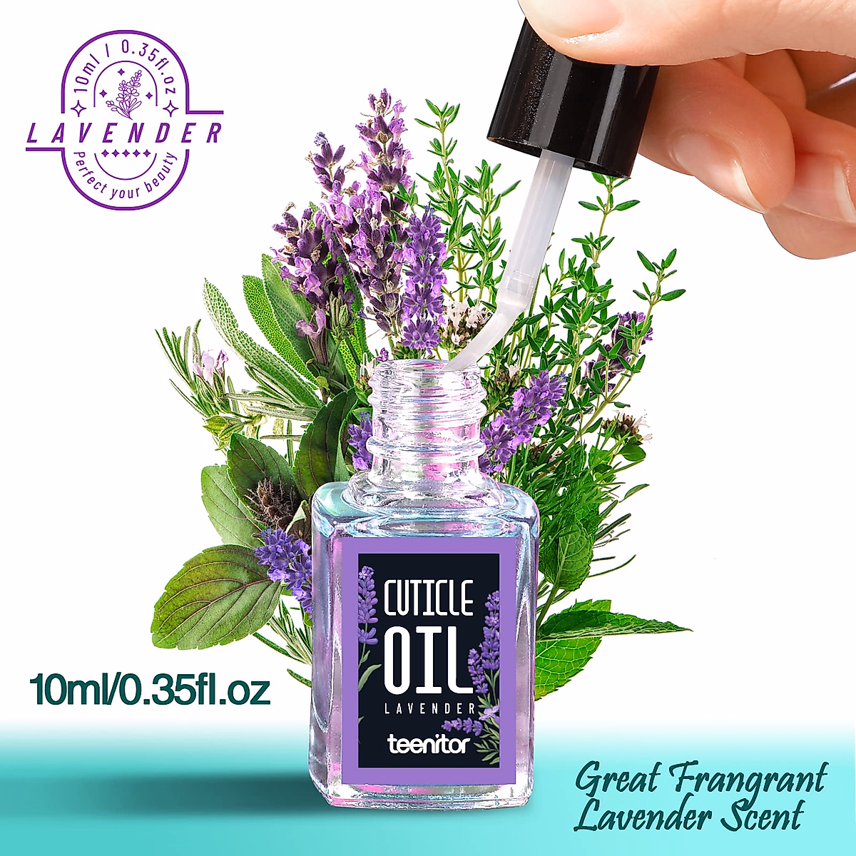 Teenitor Nail Gel Remover Tools Kit with Nail Remover Clips, Nail Remover Pads, Cuticle Oil, Nail Brushes, Nail File Buffer Block, Cuticle Peeler, Cuticle Pusher