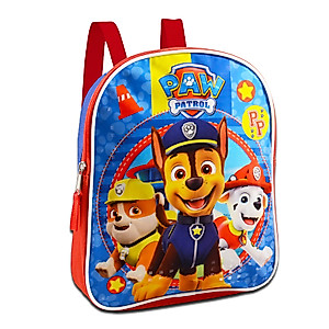 Fast Forward Paw Patrol Mini Backpack and Drawstring Bag Set - Bundle with 11” Paw Patrol Mini Backpack, Drawstring Bag, Stickers, More | Paw Patrol Backpack Toddler