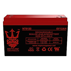 Neptune Brand 6V 12Ah SLA Replacement Battery for Tripp-Lite SMART700RM UPS Battery - 2 Pack