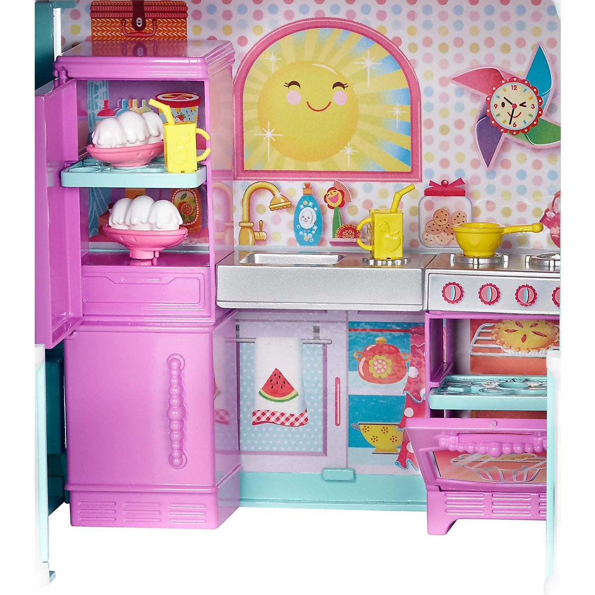 Barbie Club Chelsea Two-Story Playhouse Playset and Teddy Bear