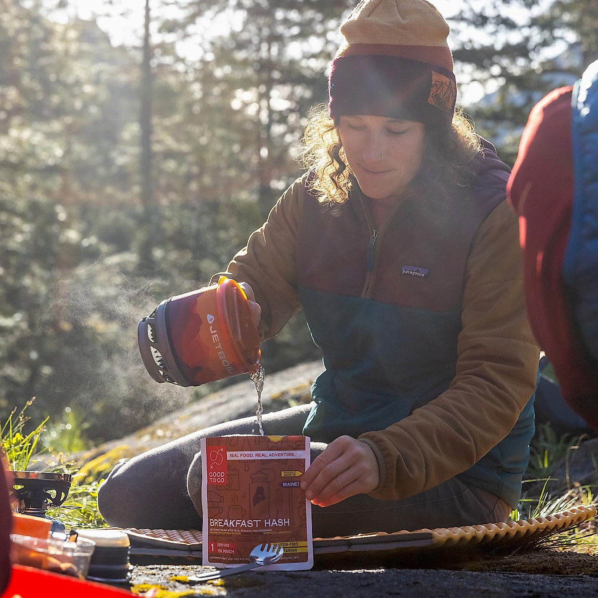 GOOD TO-GO Breakfast Hash (Single Serving) | Camping & Backpacking Food | Just Add Water Backpacking Meals | Good To-Go Dehydrated Meals Taste Better Than Freeze Dried Food