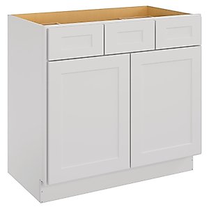 LOVMOR 36'' Bathroom Vanity, Single Sink Storage Unit, Large Capacity for Laundry Room, Kitchen, Shower Room & Utility Room.