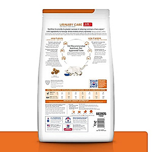 Hill's Prescription Diet c/d Multicare Stress Urinary Care with Chicken Dry Cat Food, Veterinary Diet, 8.5 lb. Bag