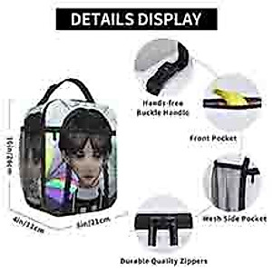 DRLAS Wednesday Insulated Lunch Bag for Men/Women Reusable Lunch box Cooler Tote Bag for Office Work Picnic Hiking